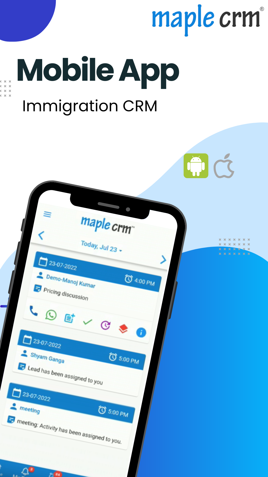 Mobile CRM for Immigration and Education Consultants